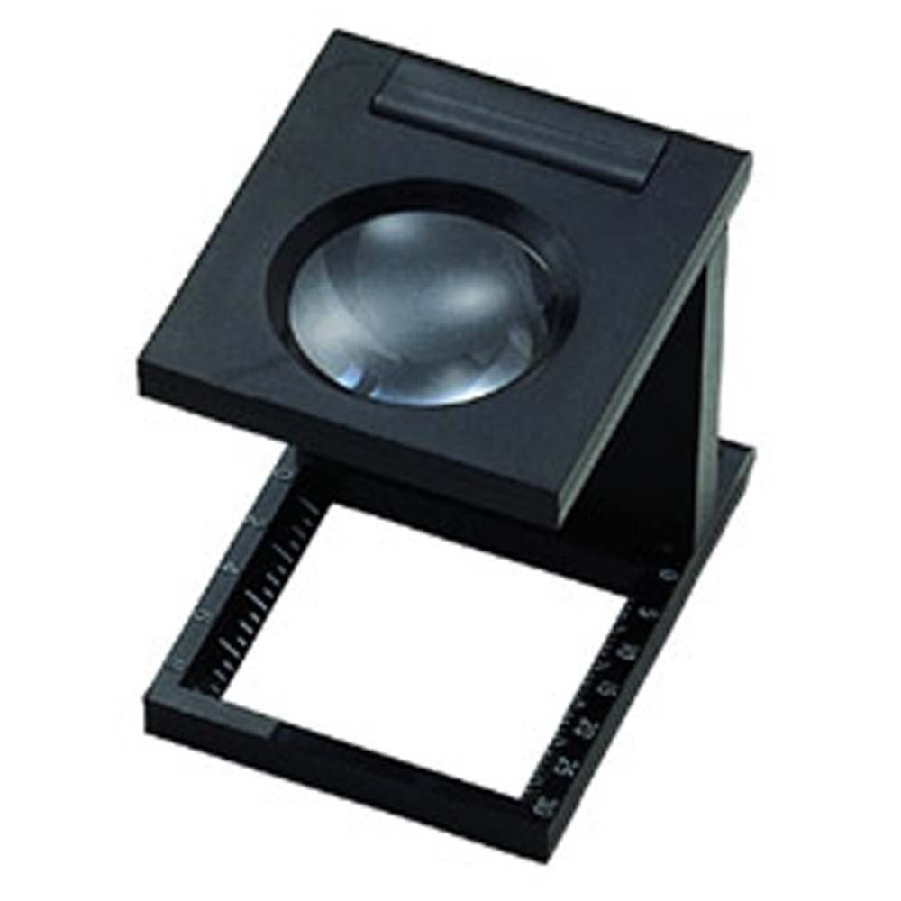 Waltex:: 42mm X 35mm X 43mm Linen Tester Folding Magnifier With 8X ...