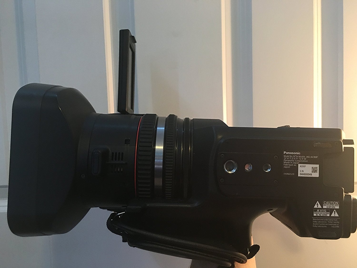 Panasonic AG-AC90A AVCCAM CAMCORDER Video Camera with 12x Optical Zoom ...