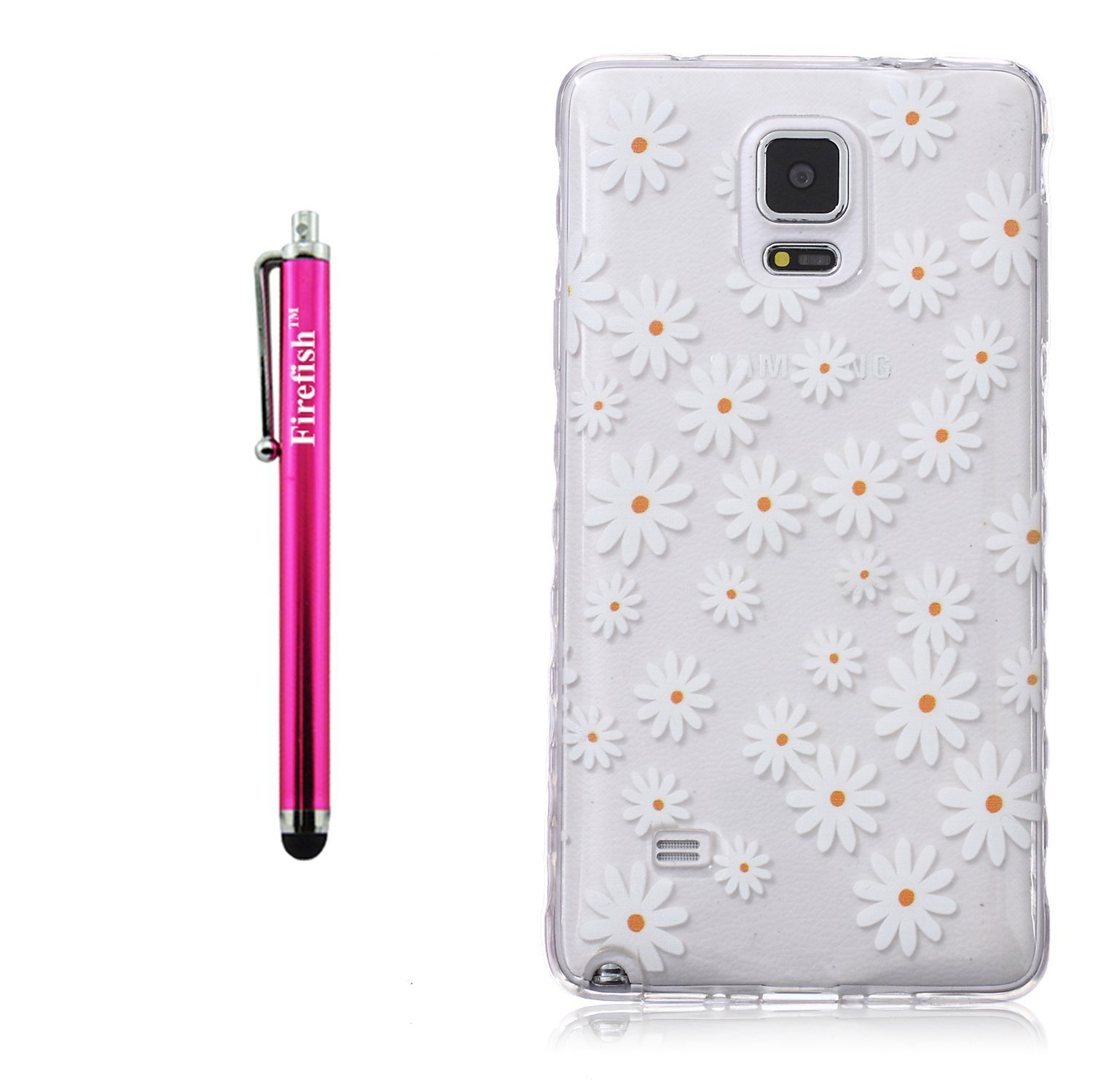 Note 4 Case, Firefish Durable Soft TPU Back Case [Soft-Flex] Drop ...