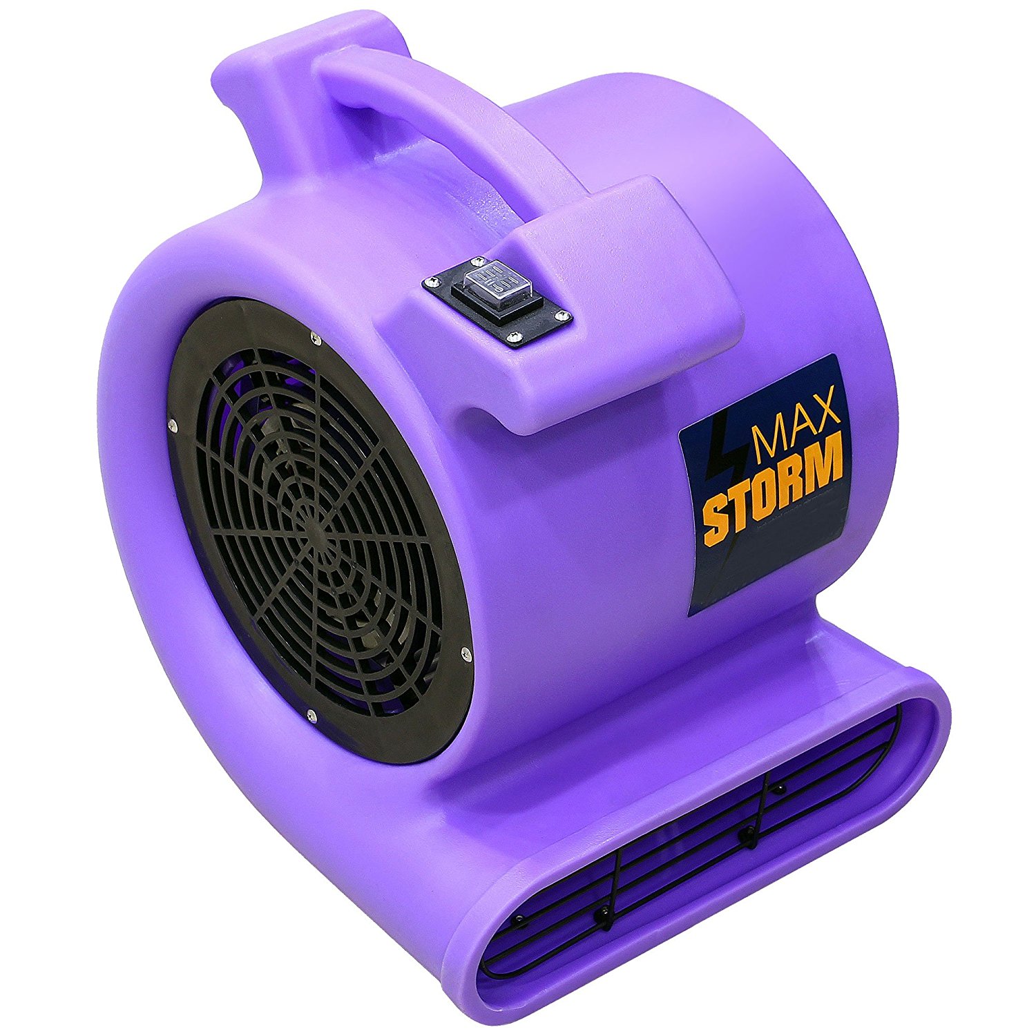 Max Storm Purple 2550 CFM Durable Lightweight Carpet Drying Fan Blower ...