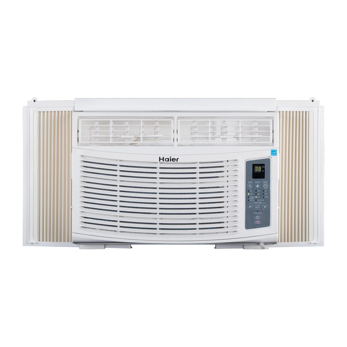 Haier ESA406N 6,000 BTU 115V Window-Mounted Air Conditioner and ...