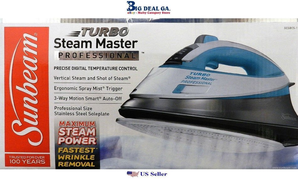 Sunbeam Turbo Steam Master Professional Iron N3 free image download