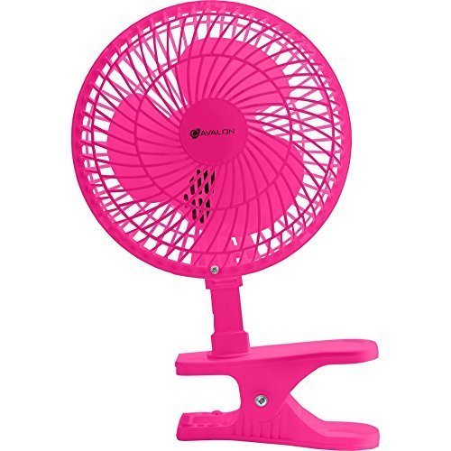 Avalon 6-Inch Clip-On Fan - Convertible Table-Top & Clip Fan, Fully ...
