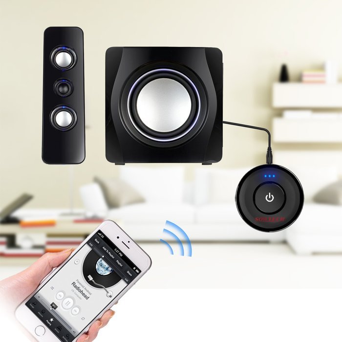 Bluetooth Receiver, SOWTECH(TM) Mini Bluetooth Audio Receiver A2DP ...