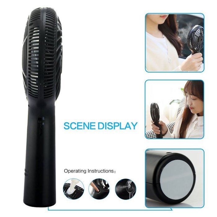 Welltop Handheld USB Mini Misting Cooling Fan Humidifier Color Fan ...
