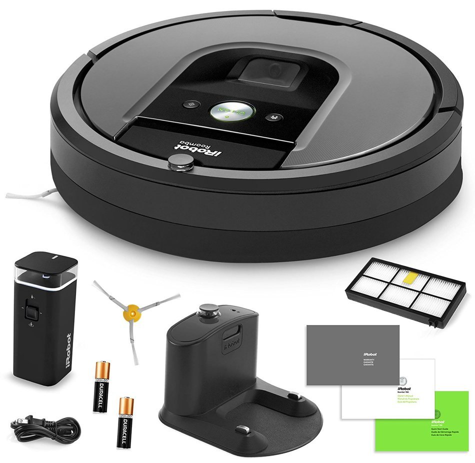IRobot Roomba 960 Robotic Vacuum Cleaner Bundle with Accessories (6 ...