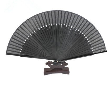 High quality folding fan, on the edge of the lacquer that bake fan ...