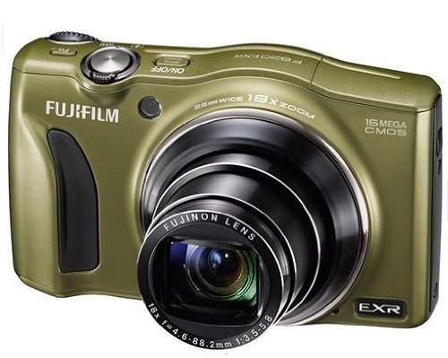 Fujifilm FinePix F820EXR 16MP Digital Camera with 3-Inch LCD (Olive ...