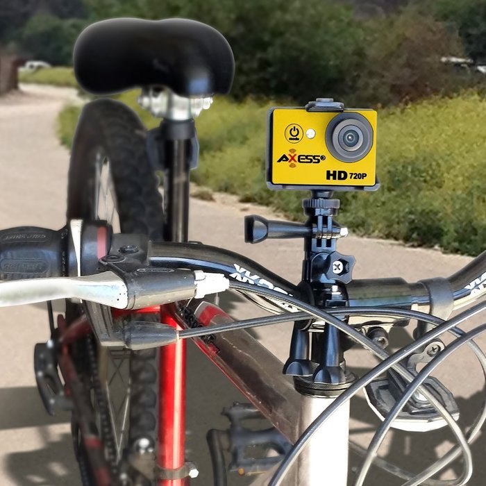 Axess CS3601-BK Sports Action Camera DVR Recorder 720P, Up to 5MP, 140 ...