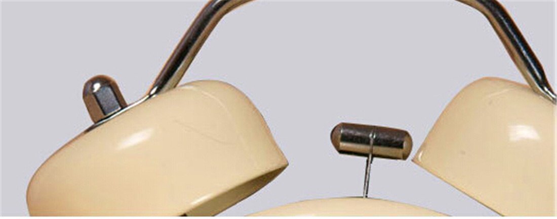 Surborder Shop Creative Twin Bell Analog Alarm Clock Battery Operated ...