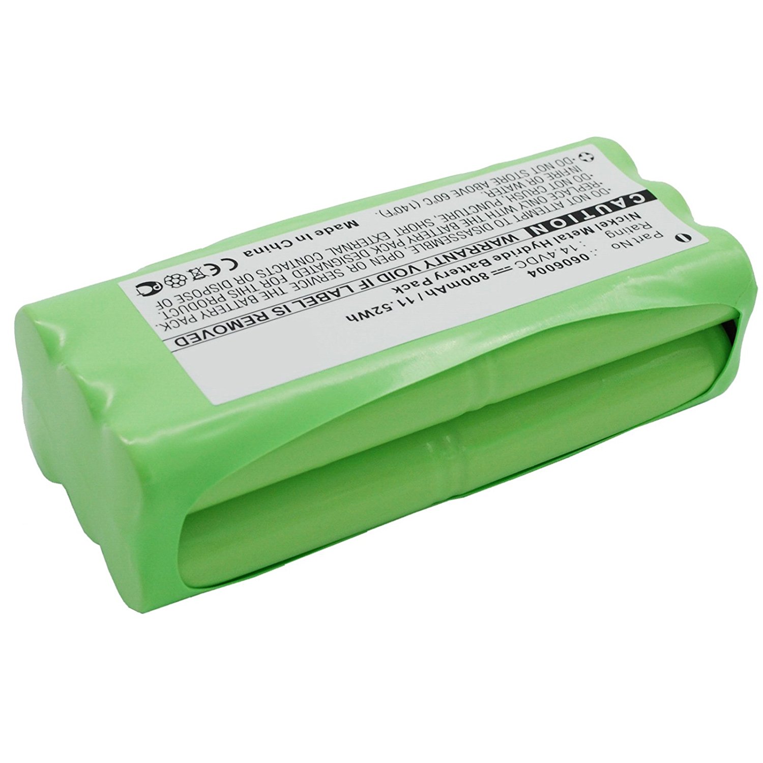 2x 14.4V Battery Replaces DIRT DEVIL 0606004 Fits Libero M606 Vacuums ...