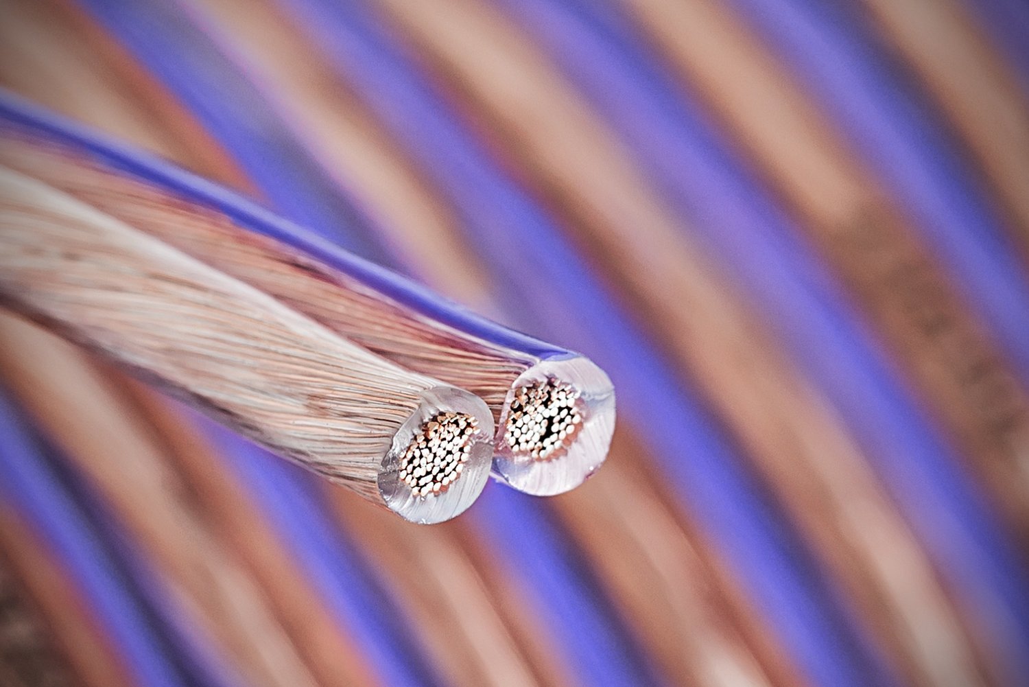 Aurum Cables 12 Gauge Dual Color Transparent PVC Speaker Zip Wire l ...