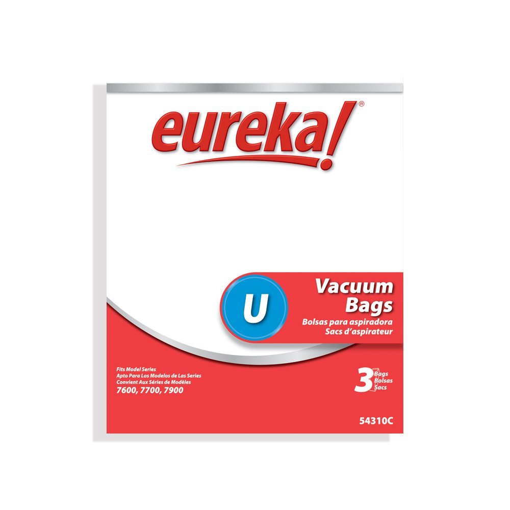 Genuine Eureka Style U Disposable Vacuum Bag 54310C - 3 pack free image ...