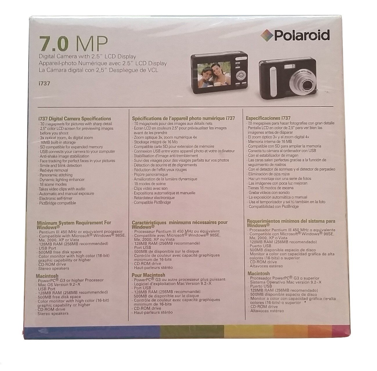 I737: Polaroid 7.0 Megapixel Digital Camera with 2.5" LCD Display free ...