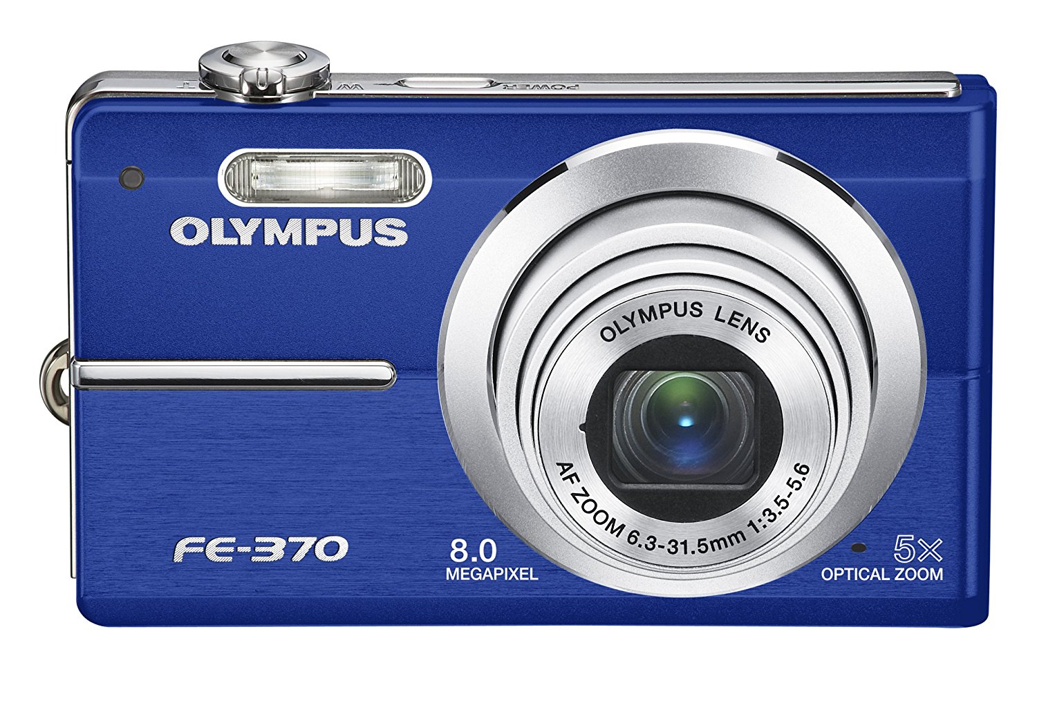 Olympus FE370 8MP Digital Camera with 5x Optical Dual Image Stabilized ...