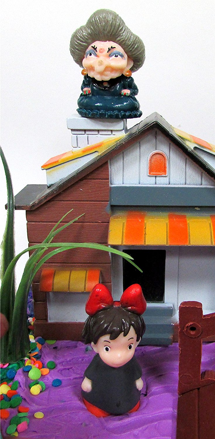 15 Piece ANIME Studio Ghibli Themed Birthday Cake Topper Set Featuring ...