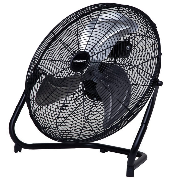 HOMEBASIX LF-20 High Velocity Floor Fan, 20-Inch, Black N5 free image ...
