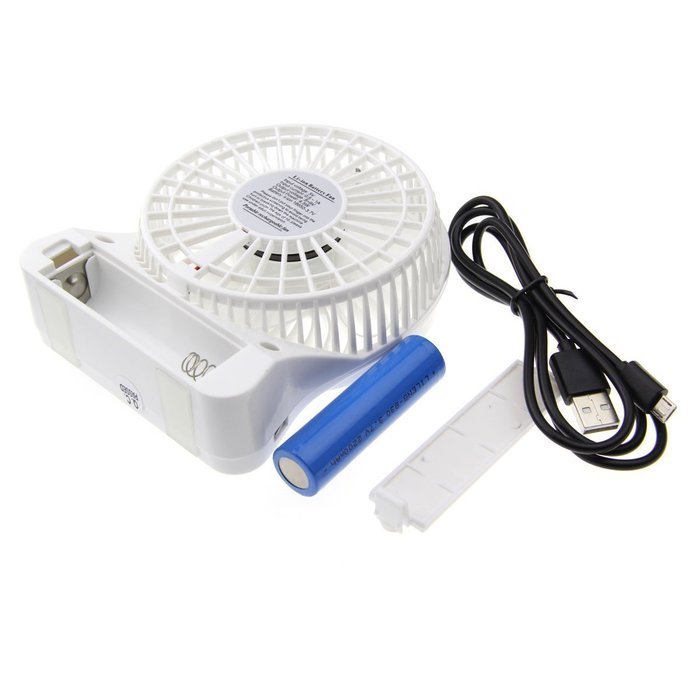 Battery Operated Portable Fans with 2200mA rechargeable Battery -4inch ...