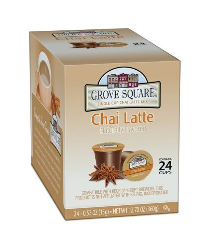 Grove Square Chai Latte, 96-count Single Serve Cup for Keurig K-cup ...