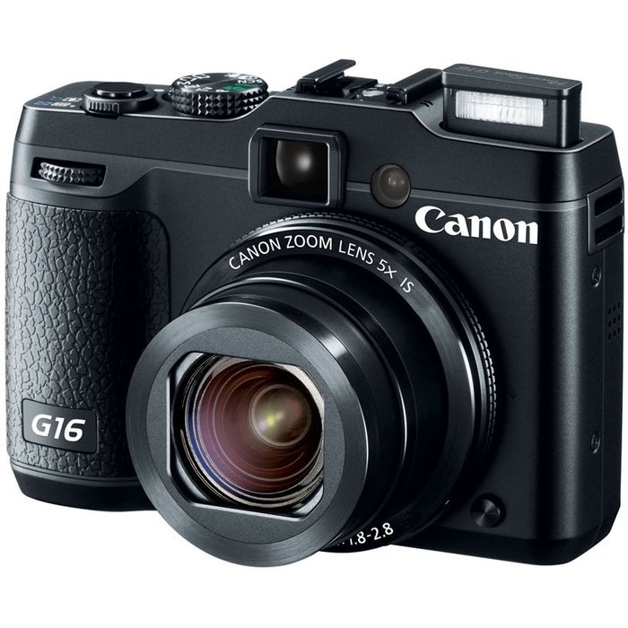 Canon PowerShot G16 12.1 MP CMOS Digital Camera with 5x Optical Zoom ...