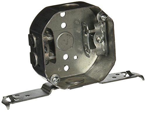 Hubbell-Raco 155 1-1/2-Inch Deep Octagon Electrical Box with TS Wood ...
