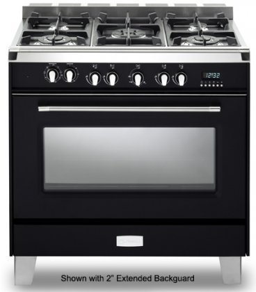 Verona VCLFSGE365E 36" Classic Dual Fuel Range with 4 cu. ft. European ...