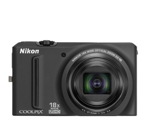Nikon COOLPIX S9100 12.1 MP CMOS Digital Camera with 18x NIKKOR ED Wide ...
