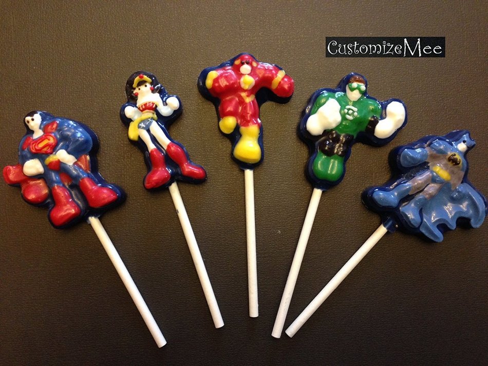 Avenging Heroes Face Chocolate Candy Lollipop Mold Hulk Iron Man ...