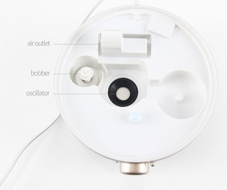 Raydrop Ultrasonic Cool Mist Humidifier,Room Humidifier with Whisper ...