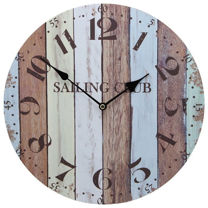 MuLuo 12 inch Round quartz Wood Wall clocks silent meeting room home ...