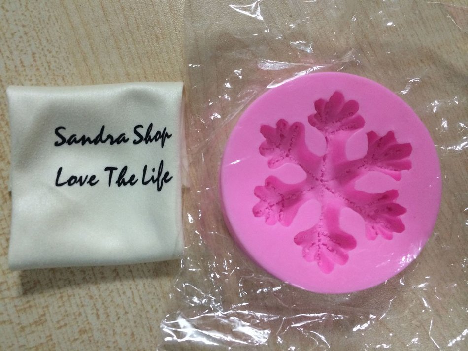 Yunko Big Snowflake Silicone Shape Fondant 3d Molds Chocolate DIY ...