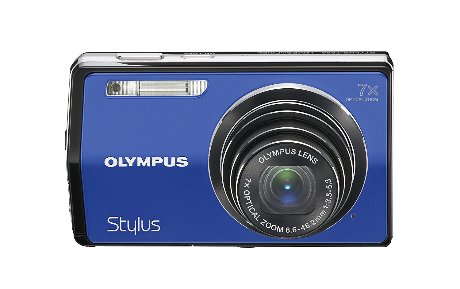 Olympus Stylus 7000 12 MP Digital Camera with 7x Optical Dual Image ...