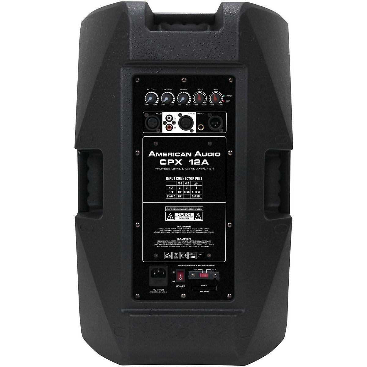 American Audio CPX 12A 2-Way Active Speaker free image download