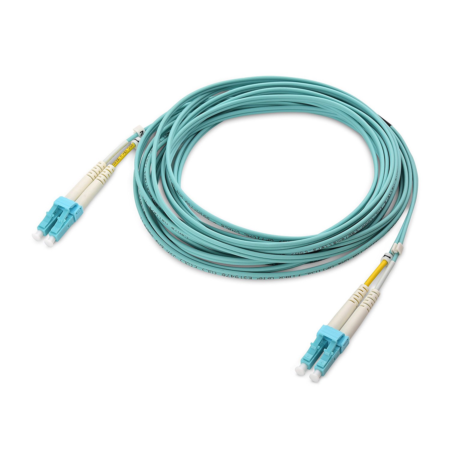 Cable Matters 10Gb 40Gb Multimode OM3 Duplex 50/125 OFNP Fiber Patch ...