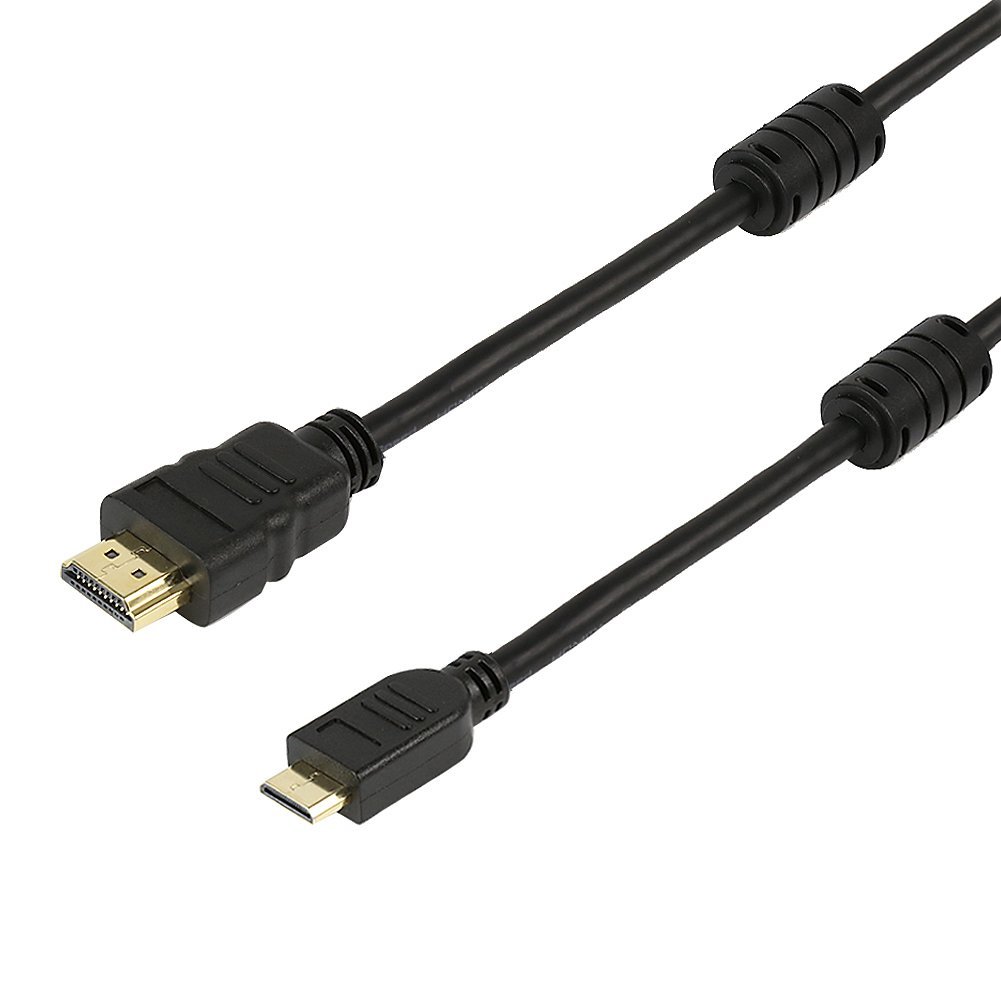 IKross 6 Feet Mini HDMI Gold Plated Cable for Nikon D3400, D7200, D810 ...