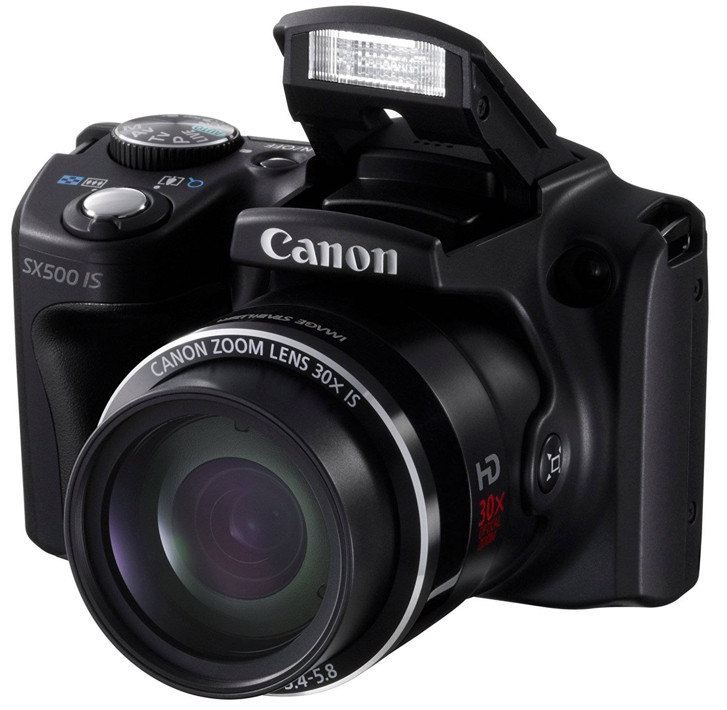 Canon Digital Camera PowerShot SX500IS 16MP x30 Optical Zoom PSSX500IS ...