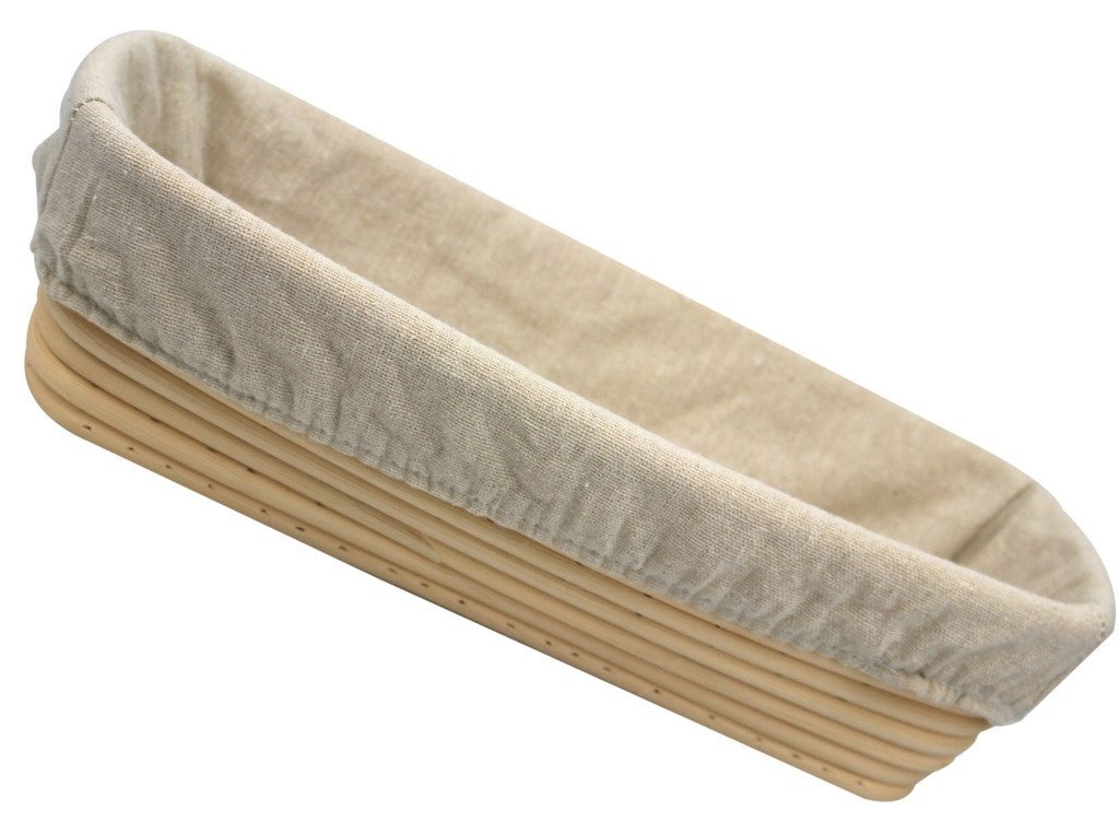 Babyfoxy 12 Inch Oblong Rectangle Brotform Banneton Proofing Basket ...