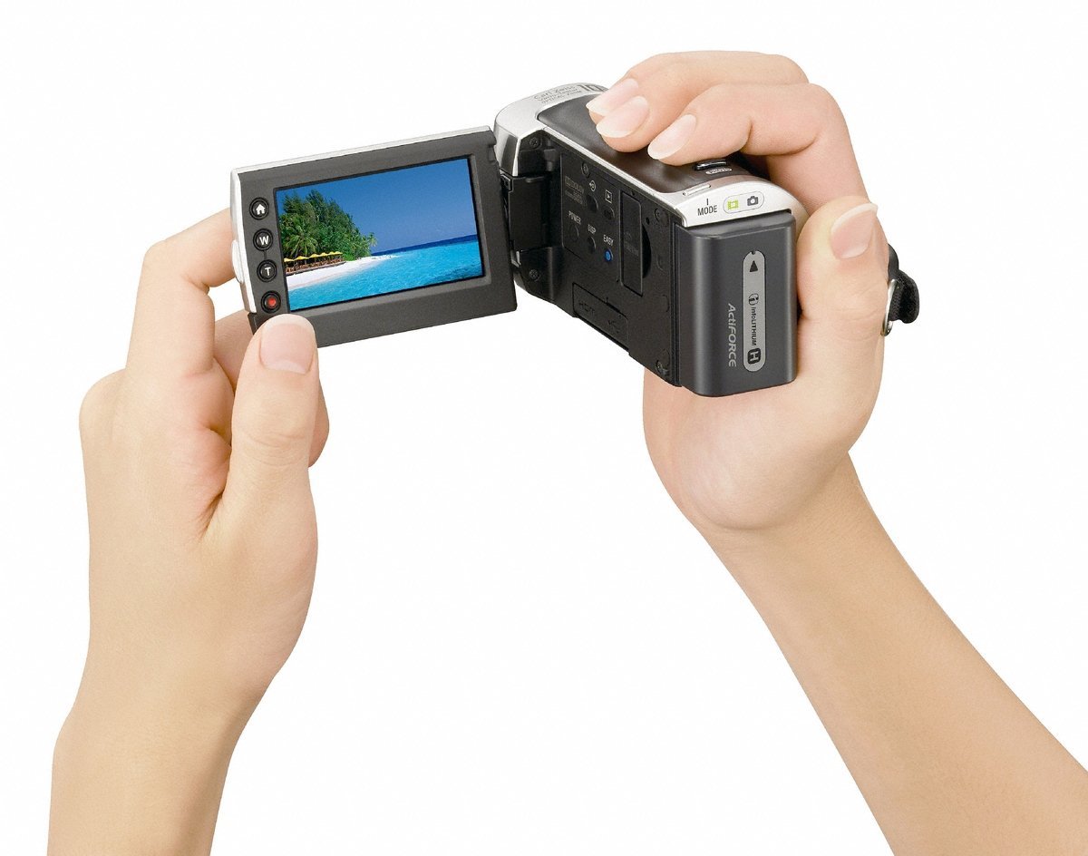 Sony HDR-CX100 AVCHD HD Camcorder with Smile Shutter & 10x Optical Zoom ...