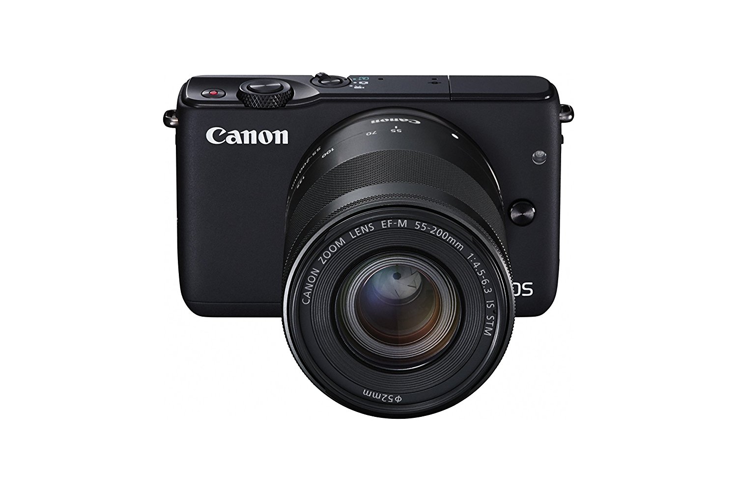 Canon EOS M10 with EF-M 15-45mm Image Stabilization STM Lens, 16GB ...