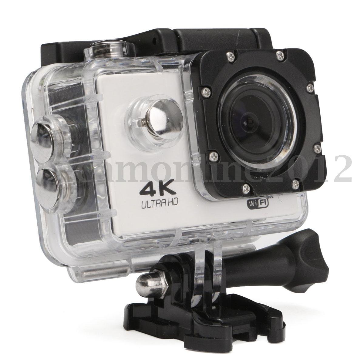 White - 2.0" Waterproof H9 4K Ultra 170º Wide-angle WiFi Sports Action ...