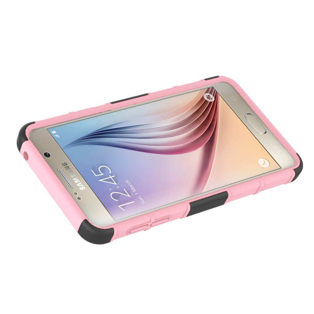 Galaxy Note 5 Case, HLCT Rugged Shock Proof Dual-Layer Case with Built ...
