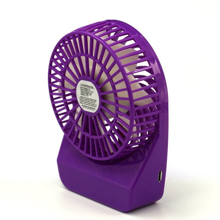 Innobay® Mini Handy Portable Rechargeable Fan Operated by Built-in ...