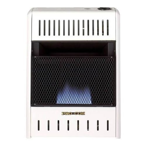 PROCOM HEATING MGH10BF 10,000 BTU Dual Fuel Blue Flame Gas Wall Heater ...