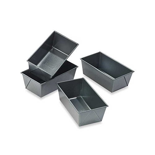 Chicago Metallic Professional Mini Loaf Pans with Armor-Glide Coating ...