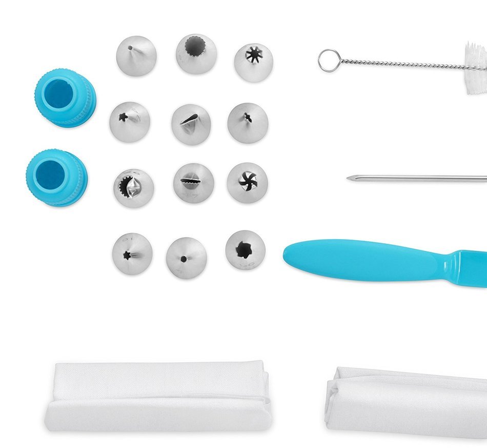 Internet’s Best Stainless Steel Cupcake Decorating Tips Set | 12 ...