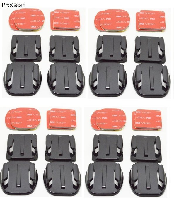 ProGear 8X Curved Mounts and 8X Flat Mounts With 3M Adhesive Pads For ...