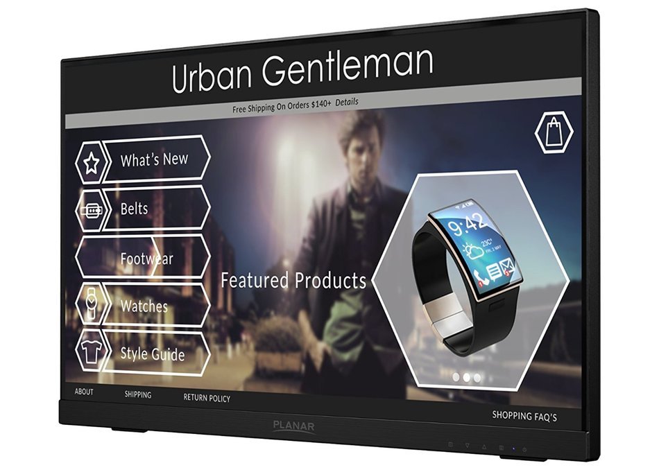 Planar Helium PCT2785 27" Widescreen Multi-Touch Monitor N5 free image ...