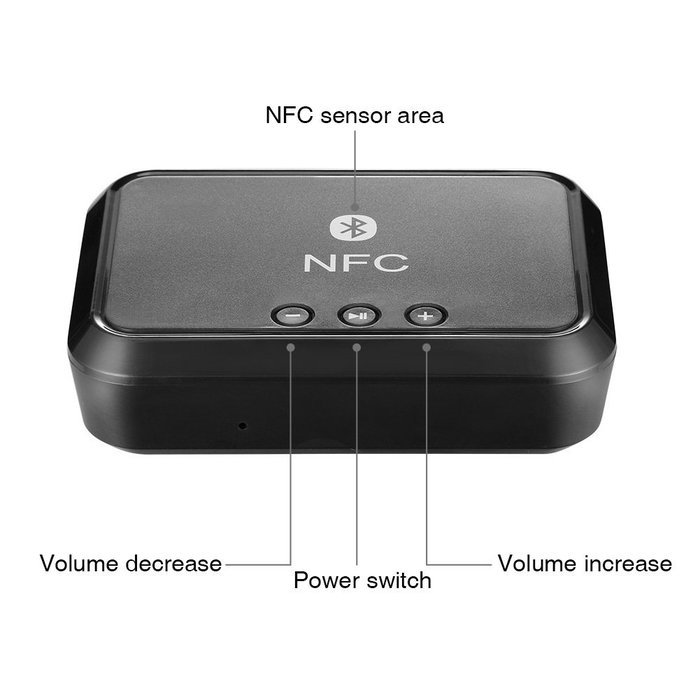KISENG Wireless Bluetooth NFC Audio Receiver for Audio Equipment System ...