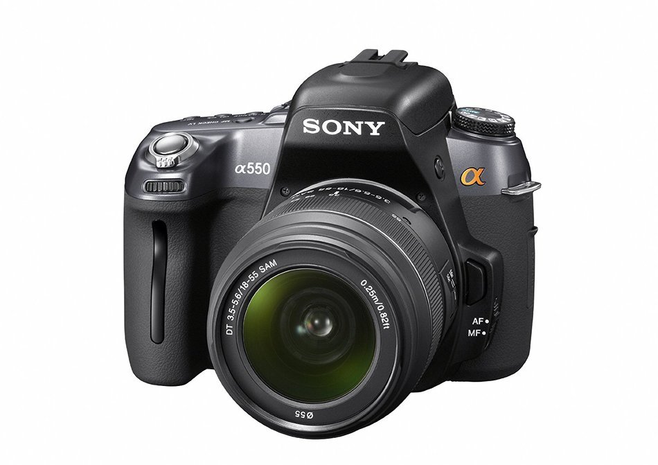 Sony Alpha DSLR-A550L 14.2MP Digital SLR Camera with 18-55mm Lens N6 ...