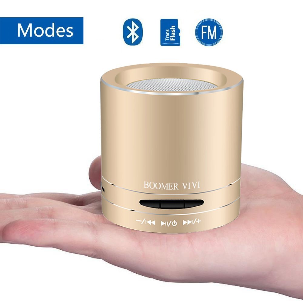 Rose Gold Bluetooth Speaker By BOOMER VIVI Portable Mini Bluetooth ...
